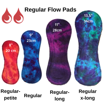 Reusable Organic Cotton Sanitary Pads Incontinence Pads Heavy Periods ...