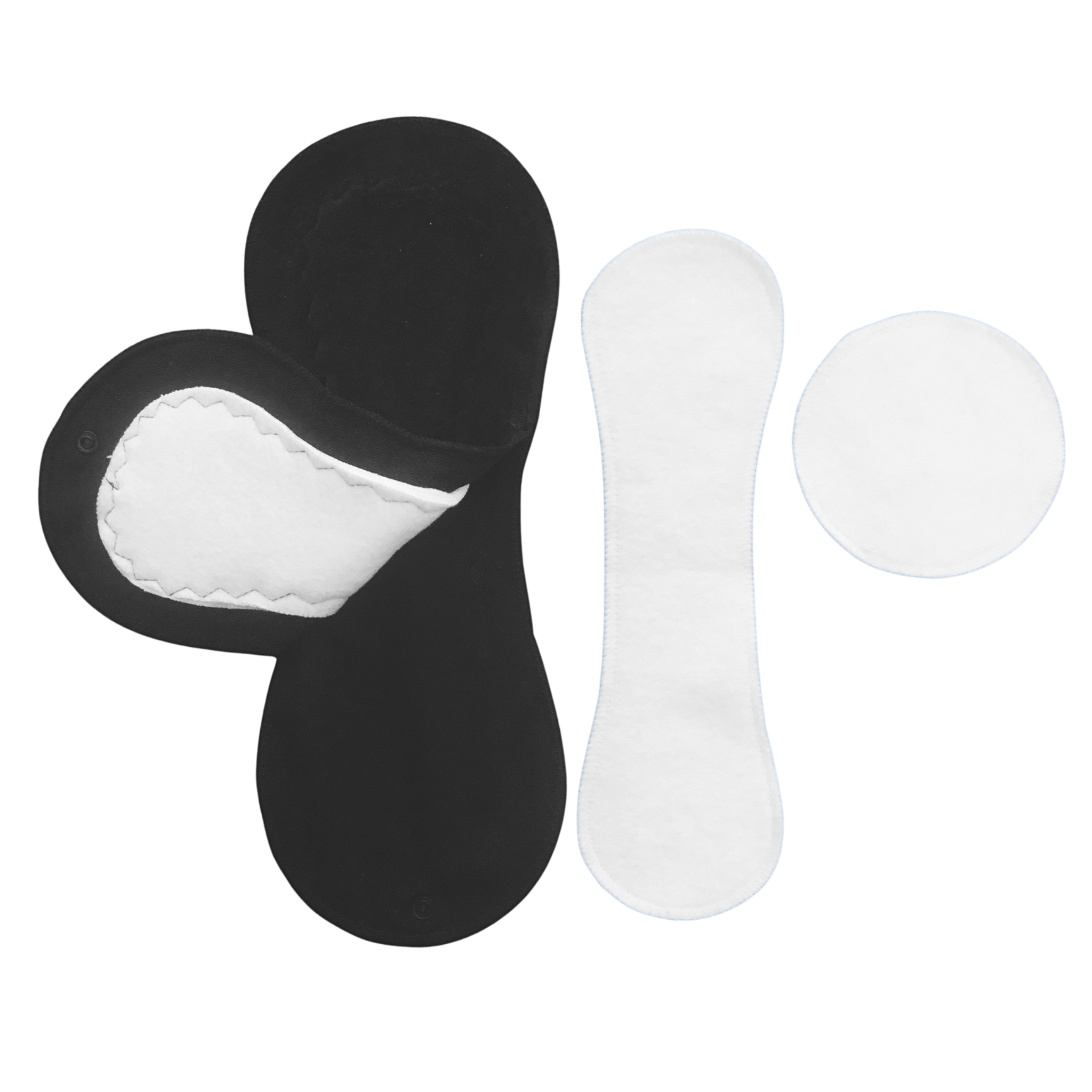 Black Slim Mega Sandwich Incontinence Heavy Flow Pad – Honour Your Flow