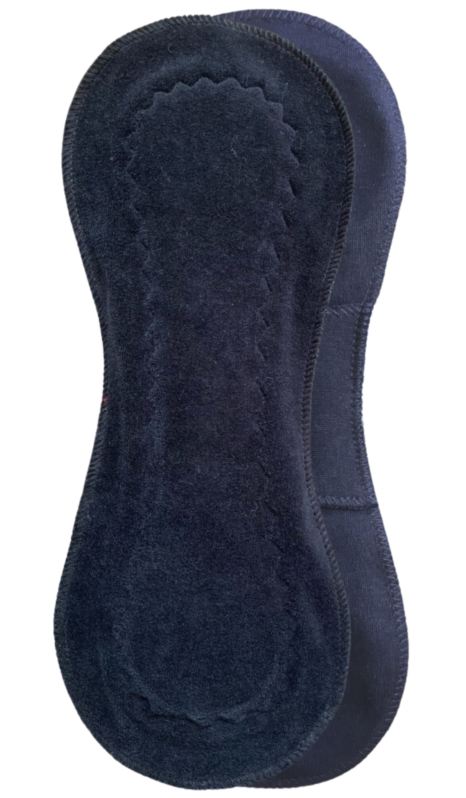 Black Slim Mega pad - Organic Cotton Reusable Period Pad Incontinence ...