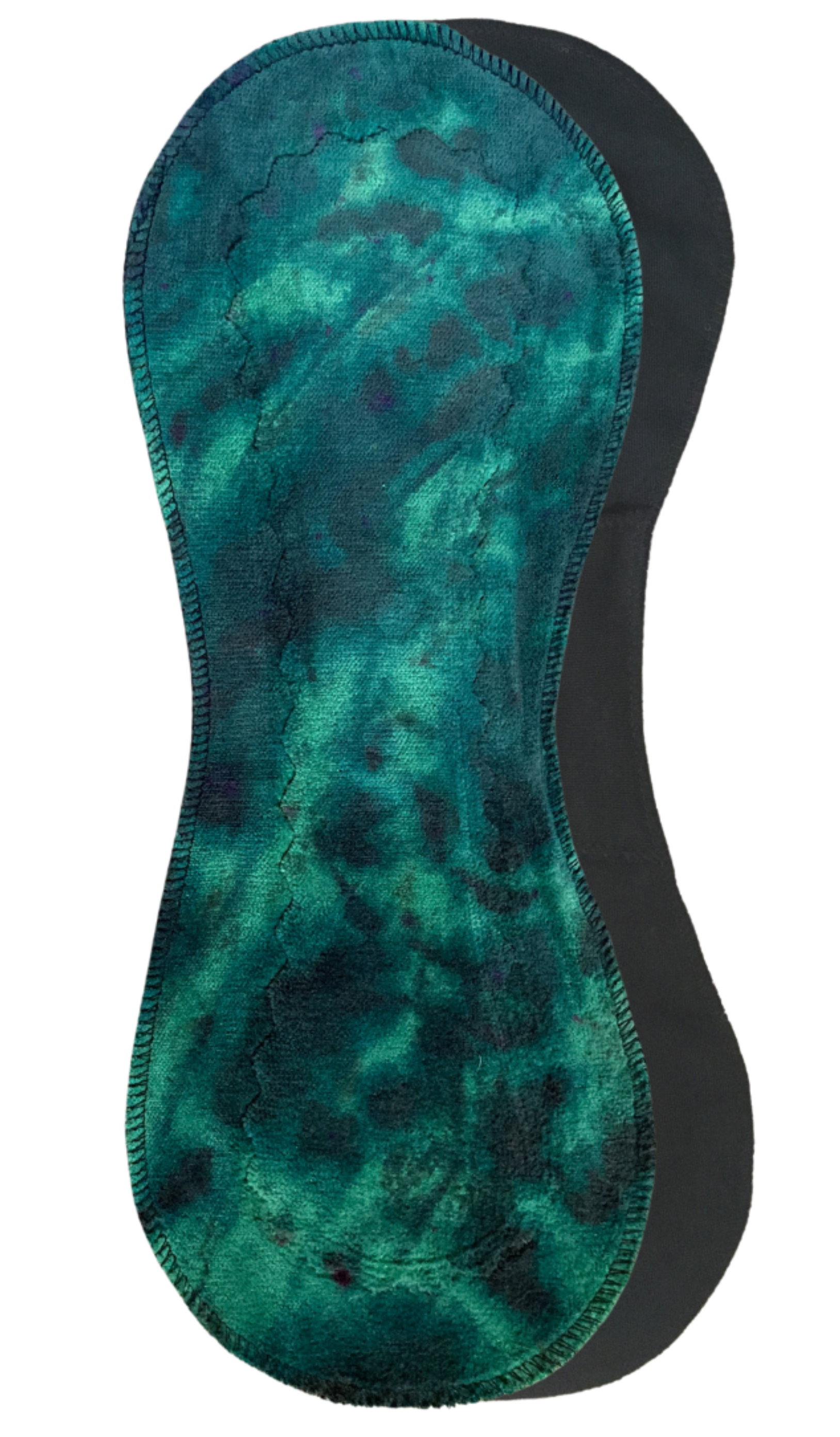 Black Slim Mega pad - Organic Cotton Reusable Period Pad Incontinence ...
